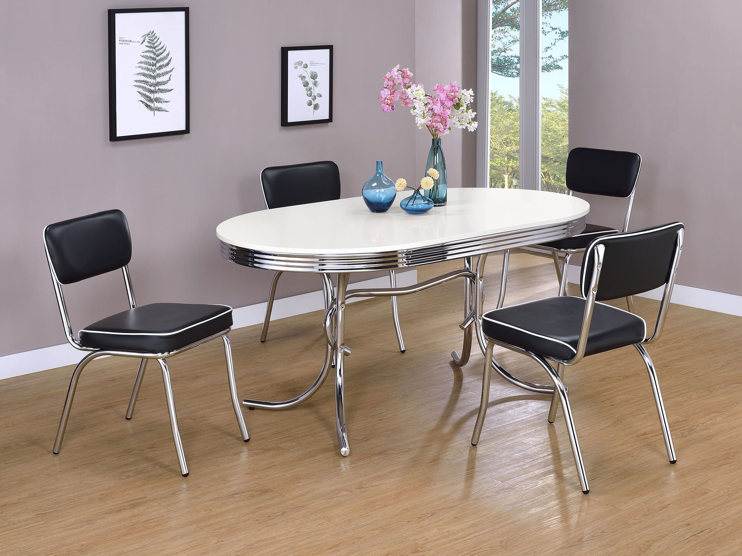 Retro 5-Piece Dining Set - Walmart.com