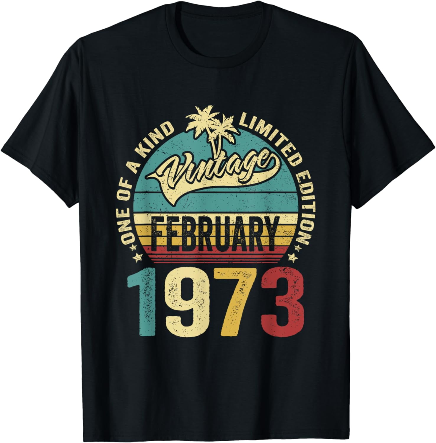 Retro 51 years old 51st birthday Vintage Retro February 1973 T-Shirt ...