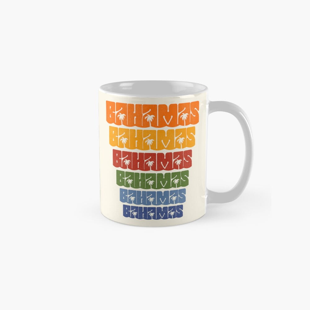 Retro 70S/80S Style Bahamas Islands Tourist Souvenir Classic Mug ...