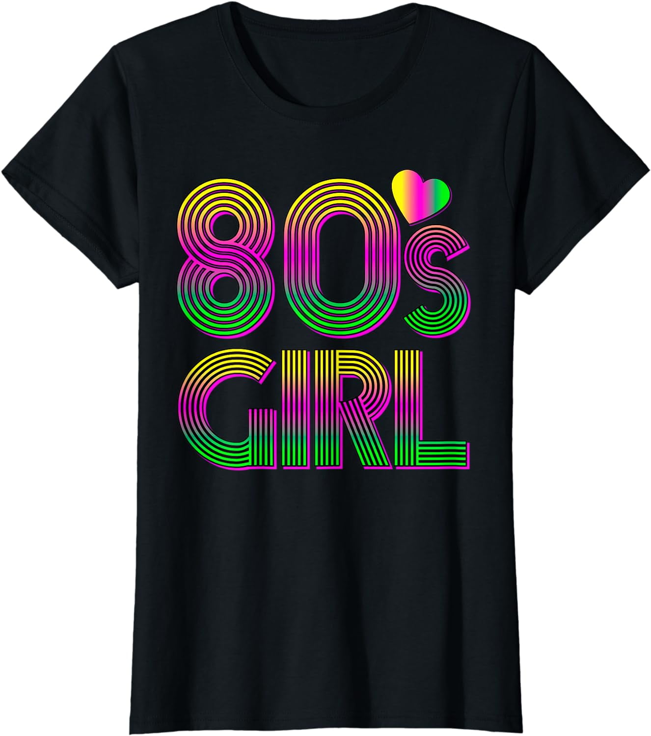 Retro 80's Girl 1980s Nineteen-Eighties Women T-Shirt - Walmart.com