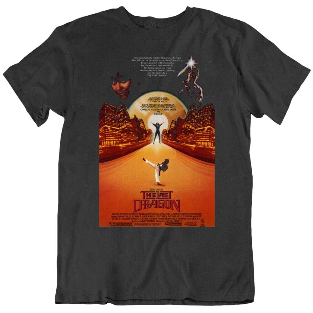 Retro 80's Movie The Last Dragon Movie Poster Fan T Shirt - Walmart.com