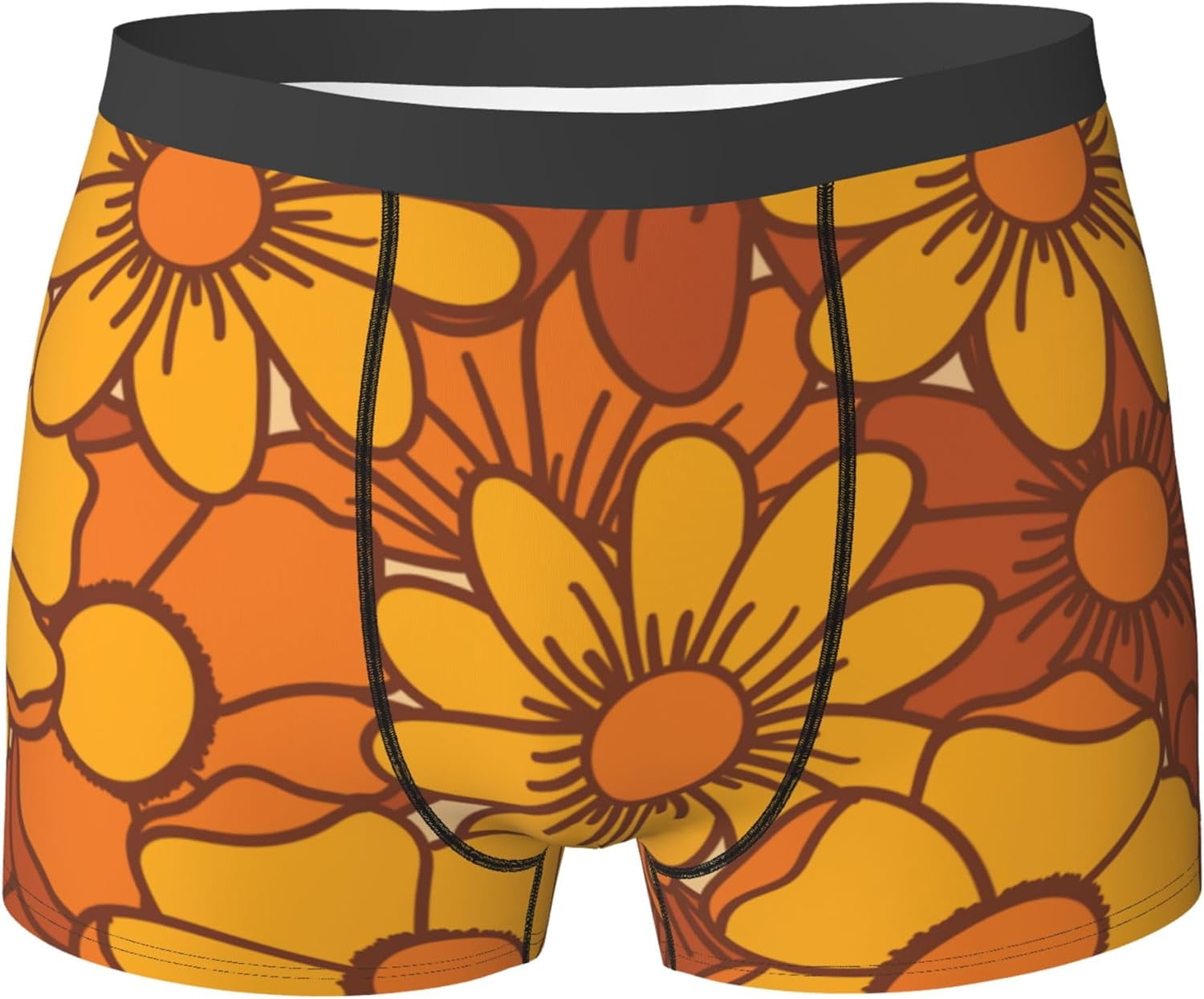 Retro 80S 90S Mens Breathable Boxer Briefs, Ultra Soft Sweat-Absorbent ...