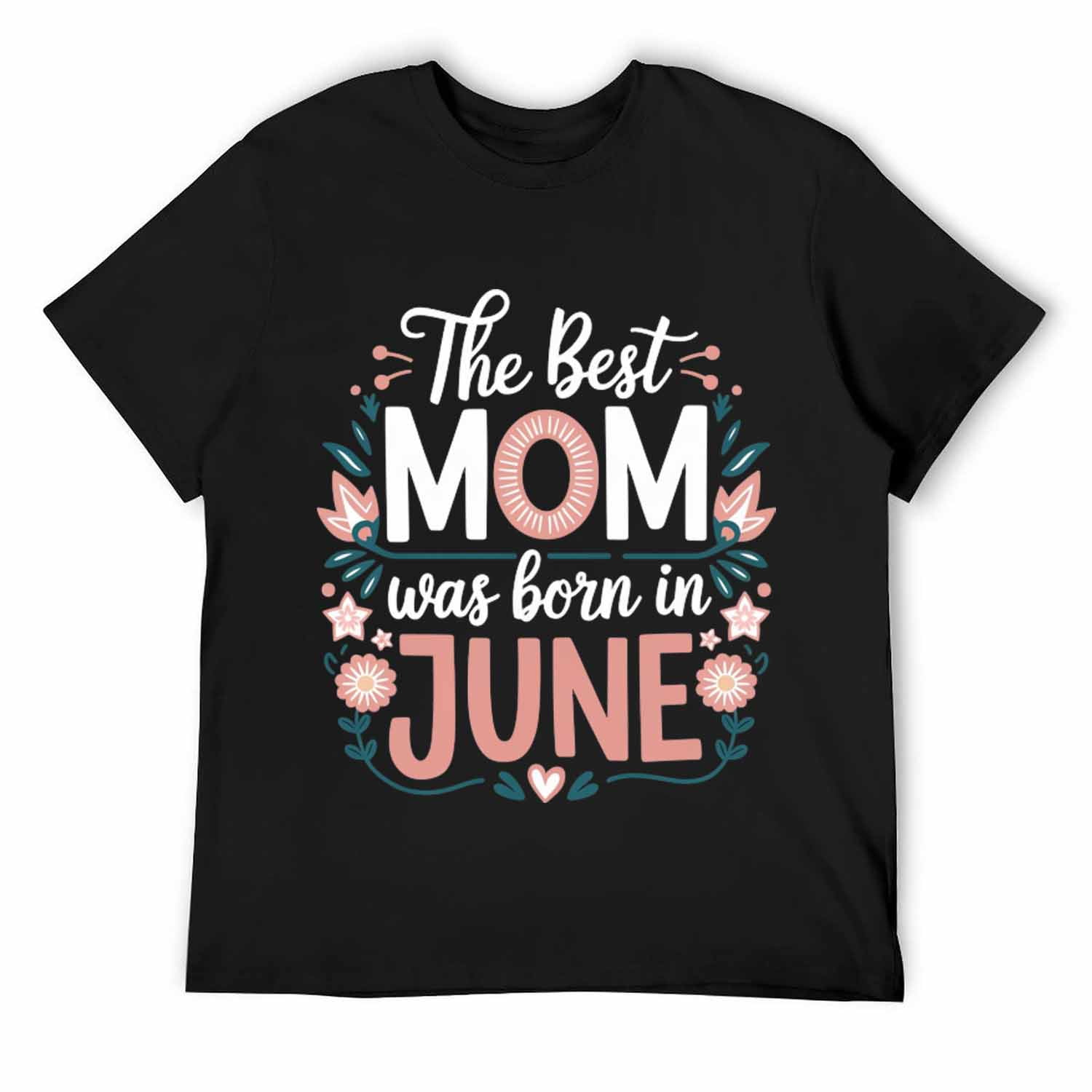 Retro 80S Cyberpunk Synthwave Sunset Fast The Best Mom Was Born In Junet shirt design chicken ...