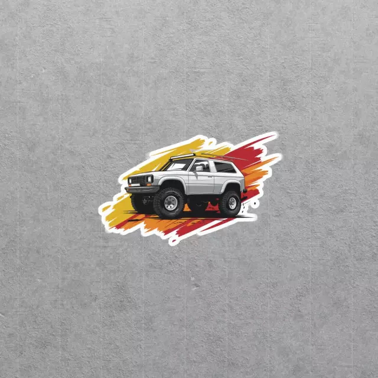 Retro 80S Off-Road Suv Adventure Sticker Decal For Car Or Laptopphone ...
