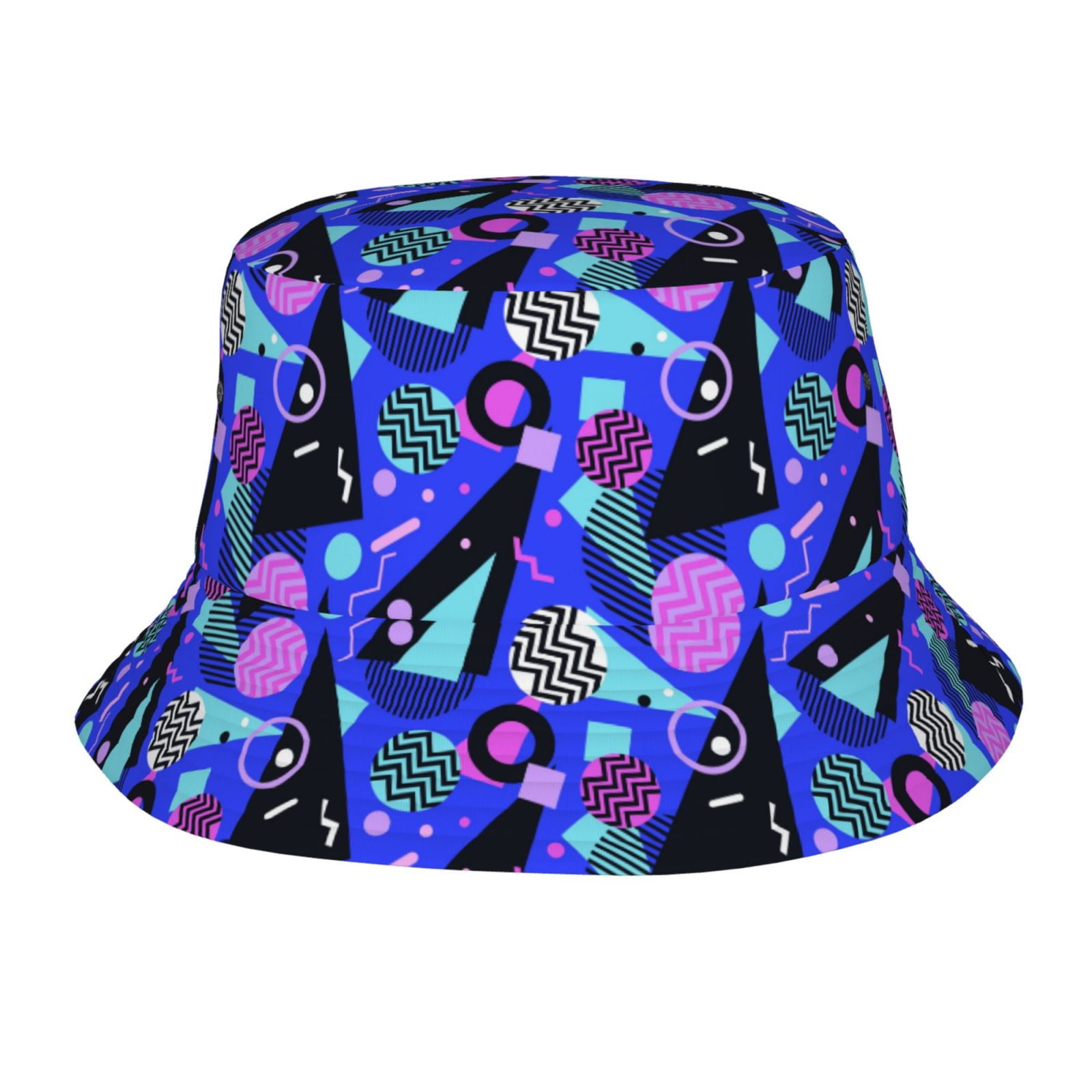 Retro 80s 90s Bucket Hats for Men Women Beach Sun Hat Outdoor Travel ...
