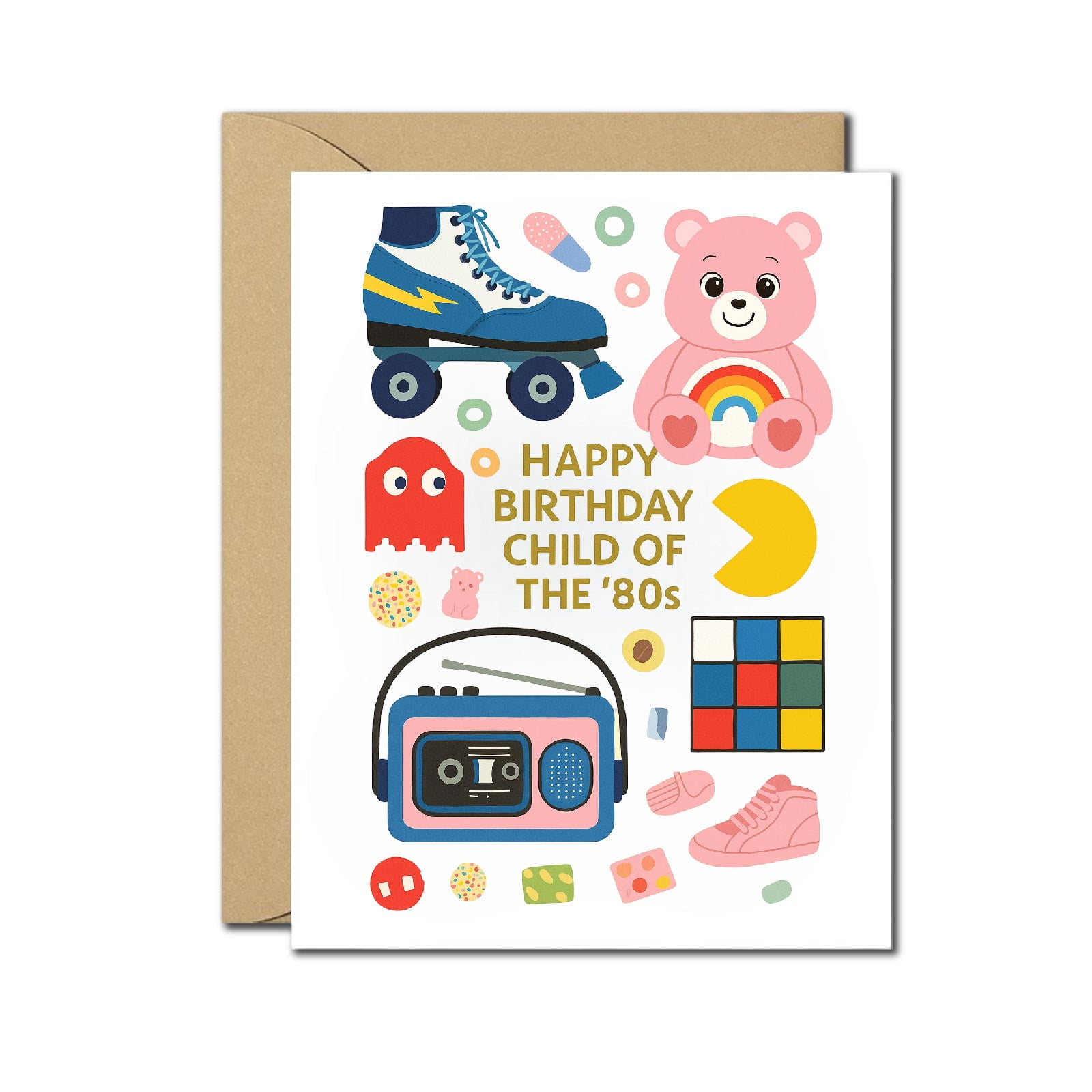 Retro 80s Birthday Card – Child of the '80s Nostalgia – Fun Vintage ...