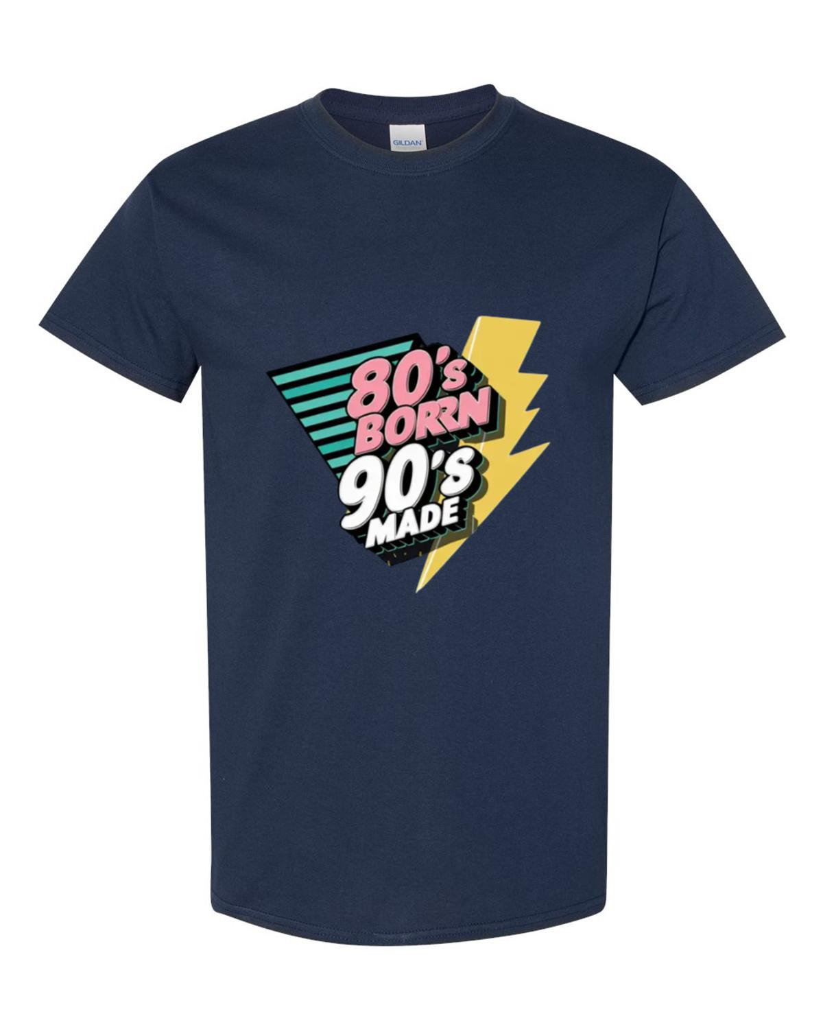 Retro 80s Born 90s Made Classic Vintage Throwback T-Shirt, for men ...