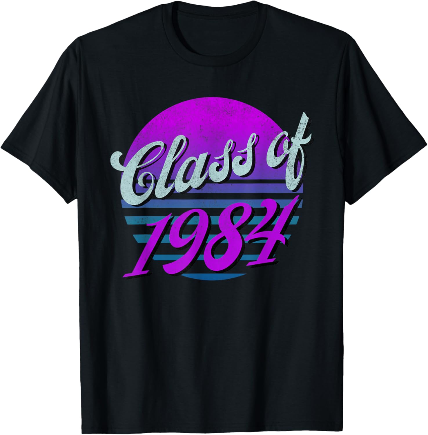 Retro 80s Class of 1984 Reunion High School Graduation 84 T-Shirt ...