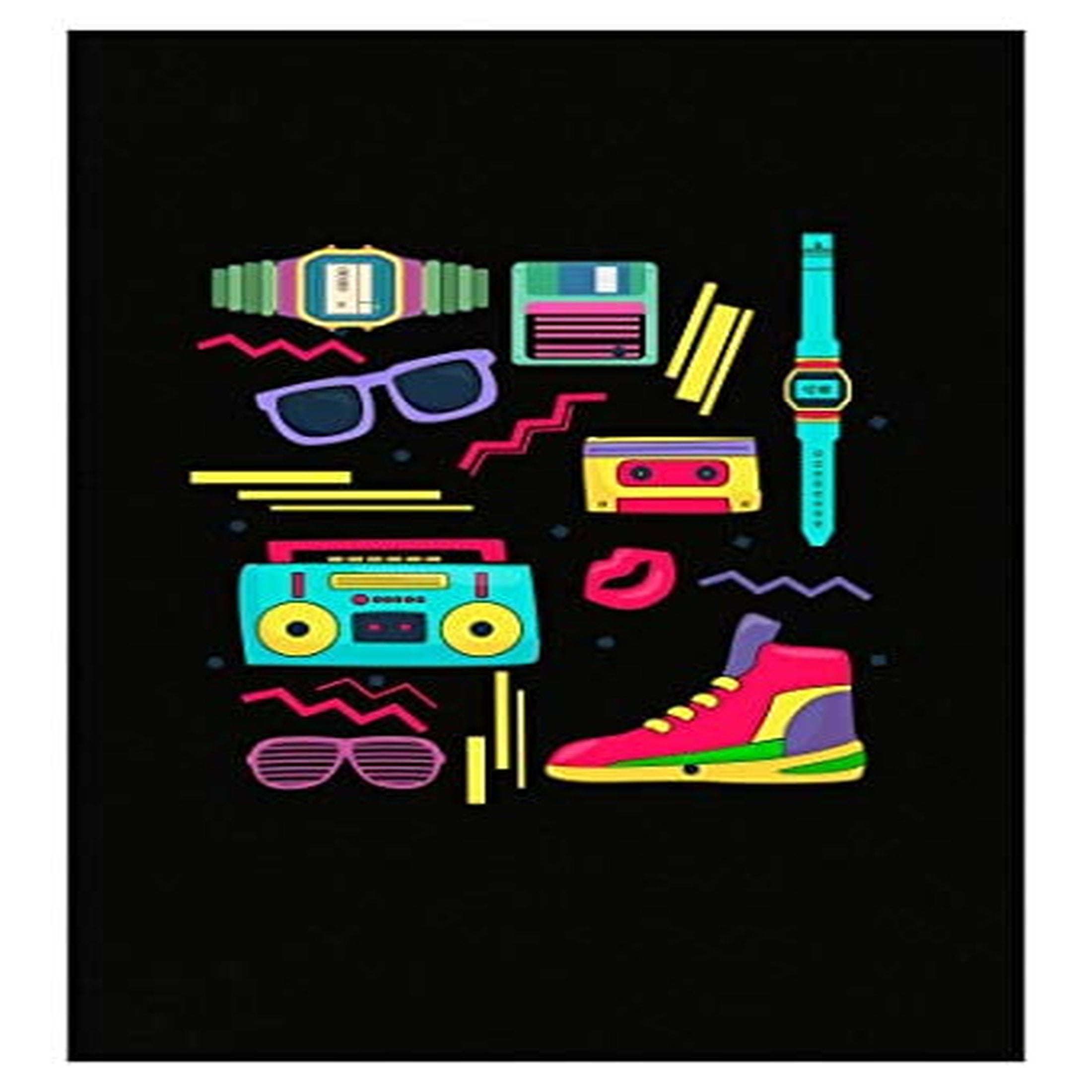 Retro 80s Poster 13x19" Wall Art | Vintage Posterns Accessories ...