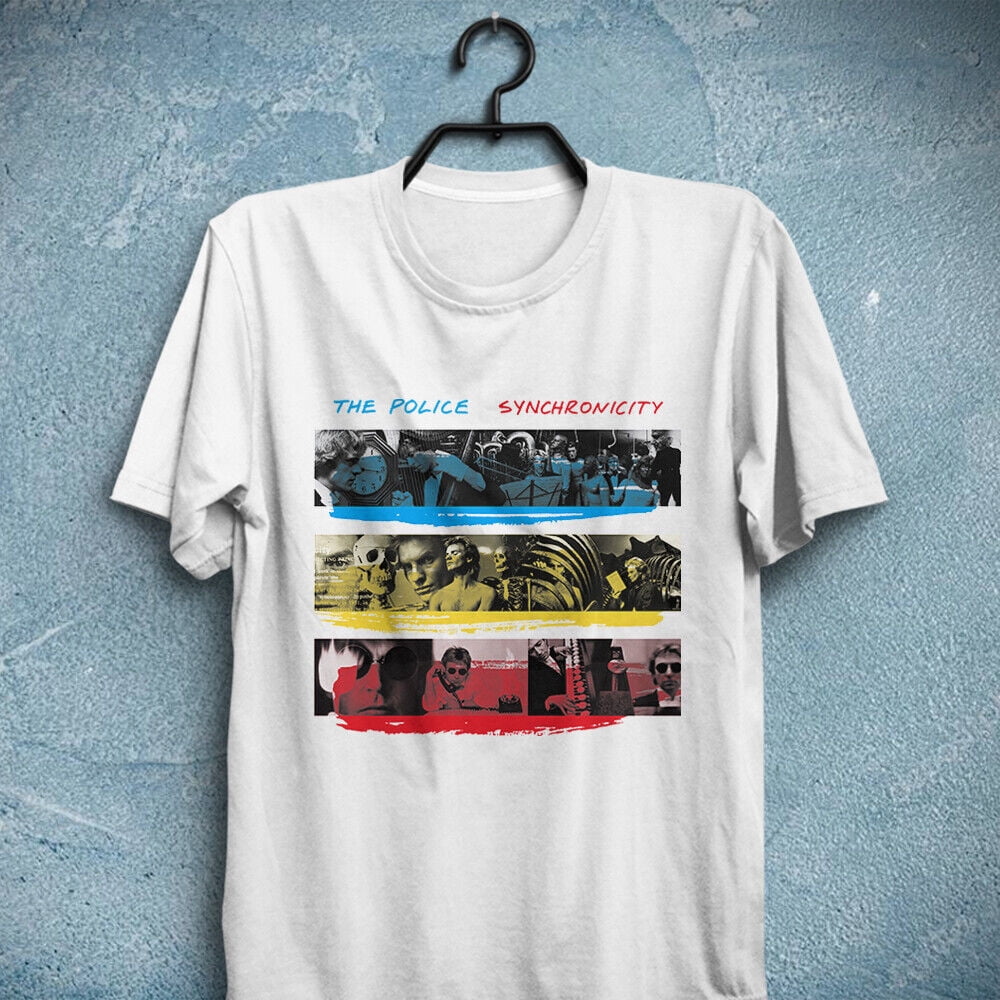 Retro 80s Rock Tour-Inspired Shirt – Color Stripe Music Graphic Tee ...