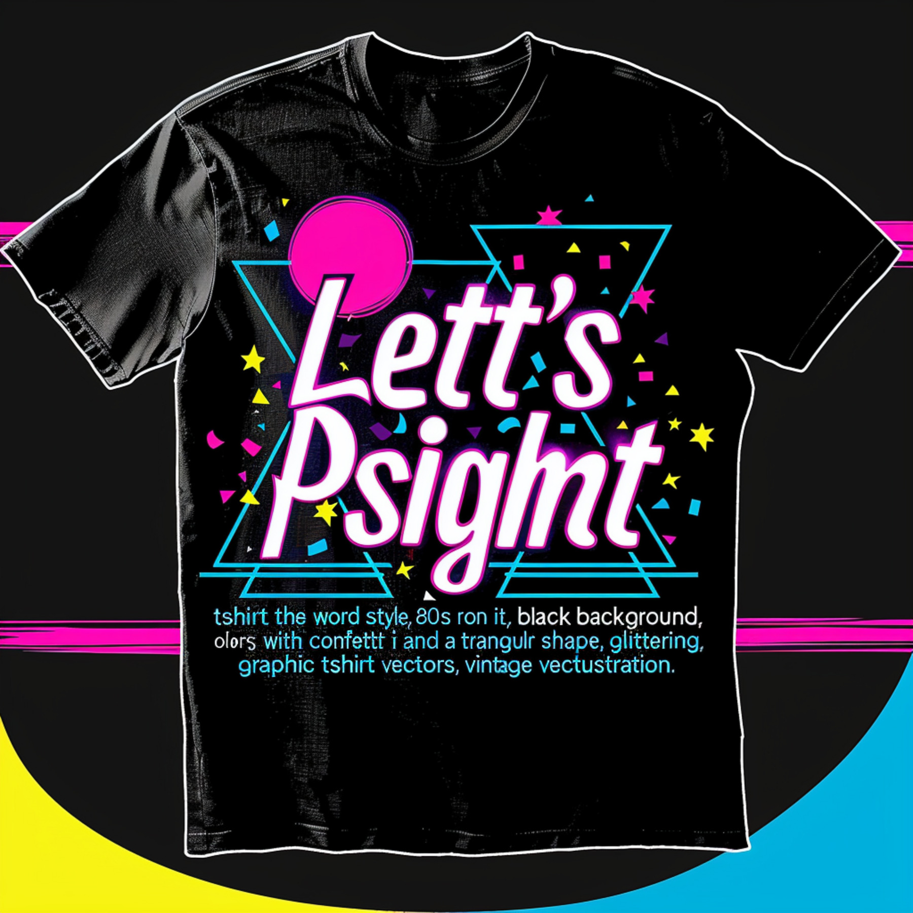 Retro 80s Vibes Stand out in style with our 'Let's Get Physical' black ...