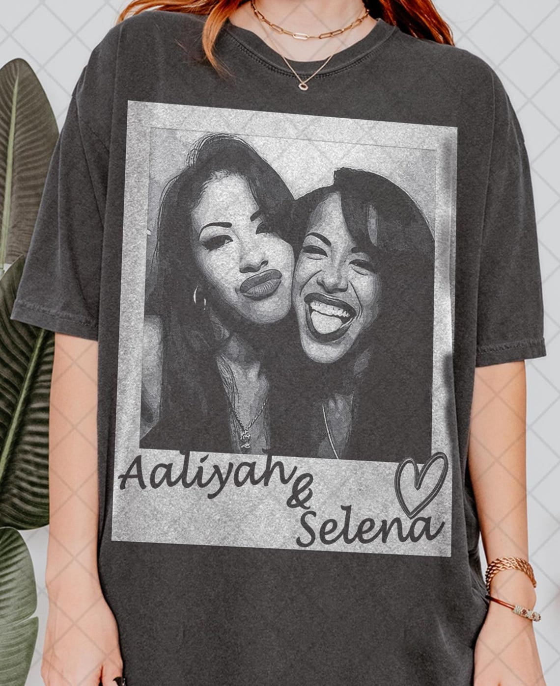 Retro 90's Comfort Colors Selena and Aaliyah Shirt, R&B Princess and ...