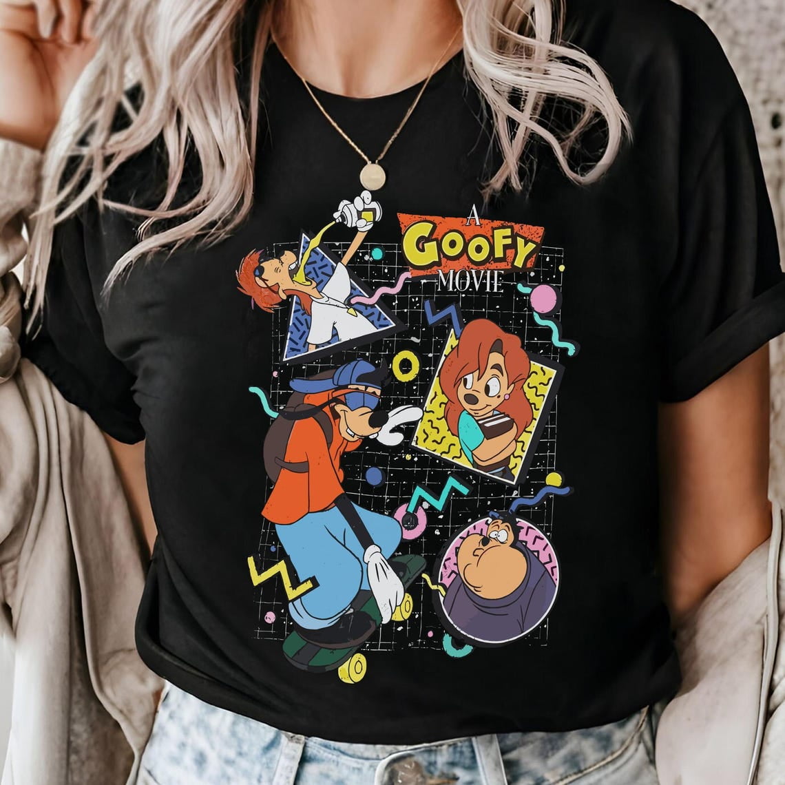 Retro 90s A Goofy Movie Shirt, Max Goof Roxanne Tee, Disney Goofy Movie ...