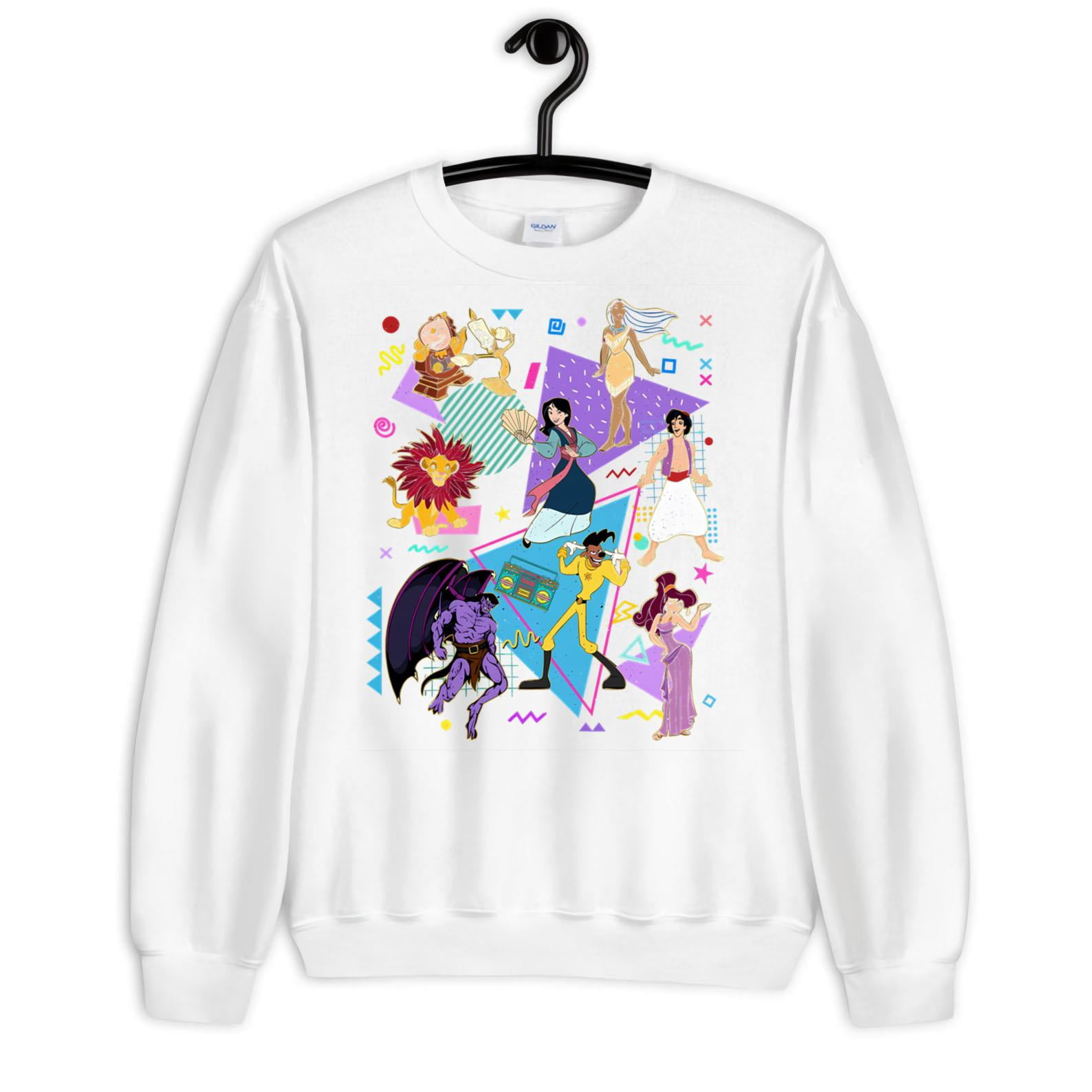 Retro 90s Characters Shirt, Powerline Aladdin Simba Mulan Pocahontas ...