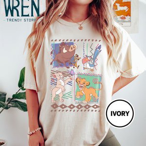 Retro 90s Disney Lion King Simba And Timon Shirt, Vintage Lion King ...