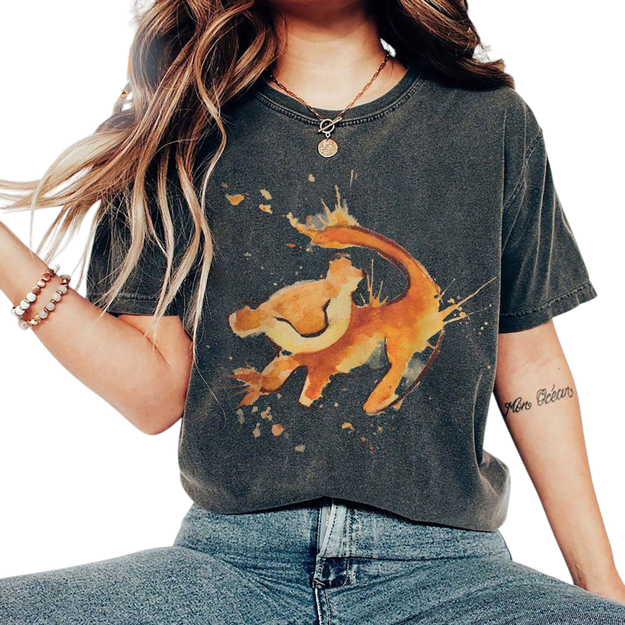 Retro 90s Disney Lion King Simba Cave Painting Shirt, Vintage Lion King ...