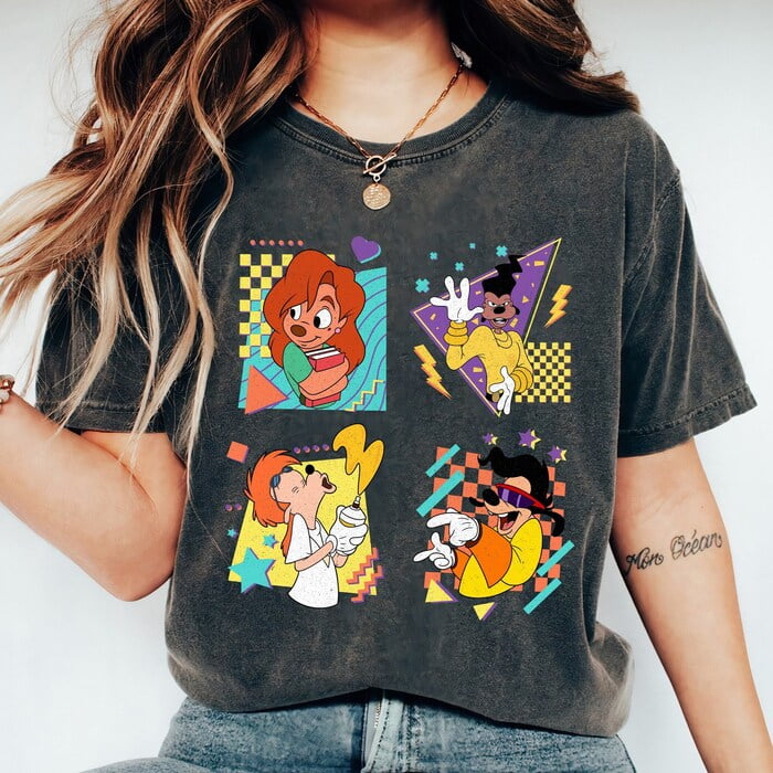 Retro 90s Disney Vintage A Goofy Movie Characters Shirt, Goofy Max ...