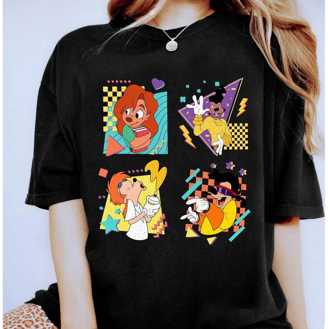 Retro 90s Disney Vintage A Goofy Movie Characters Shirt, Goofy Max ...
