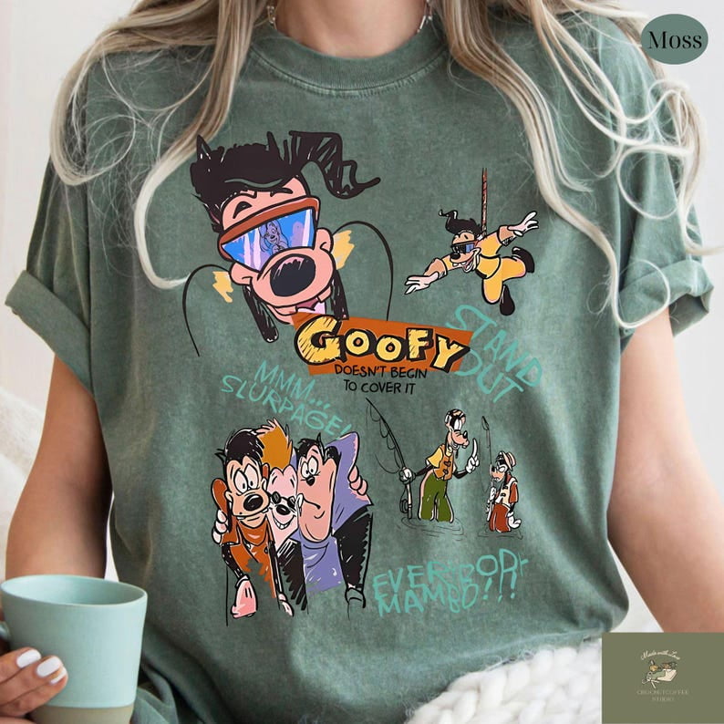 Retro 90s Disney Vintage A Goofy Movie Characters Shirt, Goofy Max ...