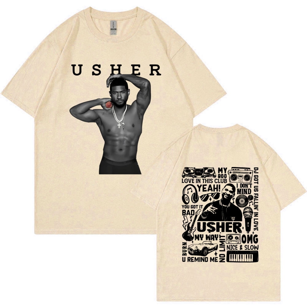 Retro 90s Hip Hop T-Shirt, Double Side Oversized Cotton Casual Music ...