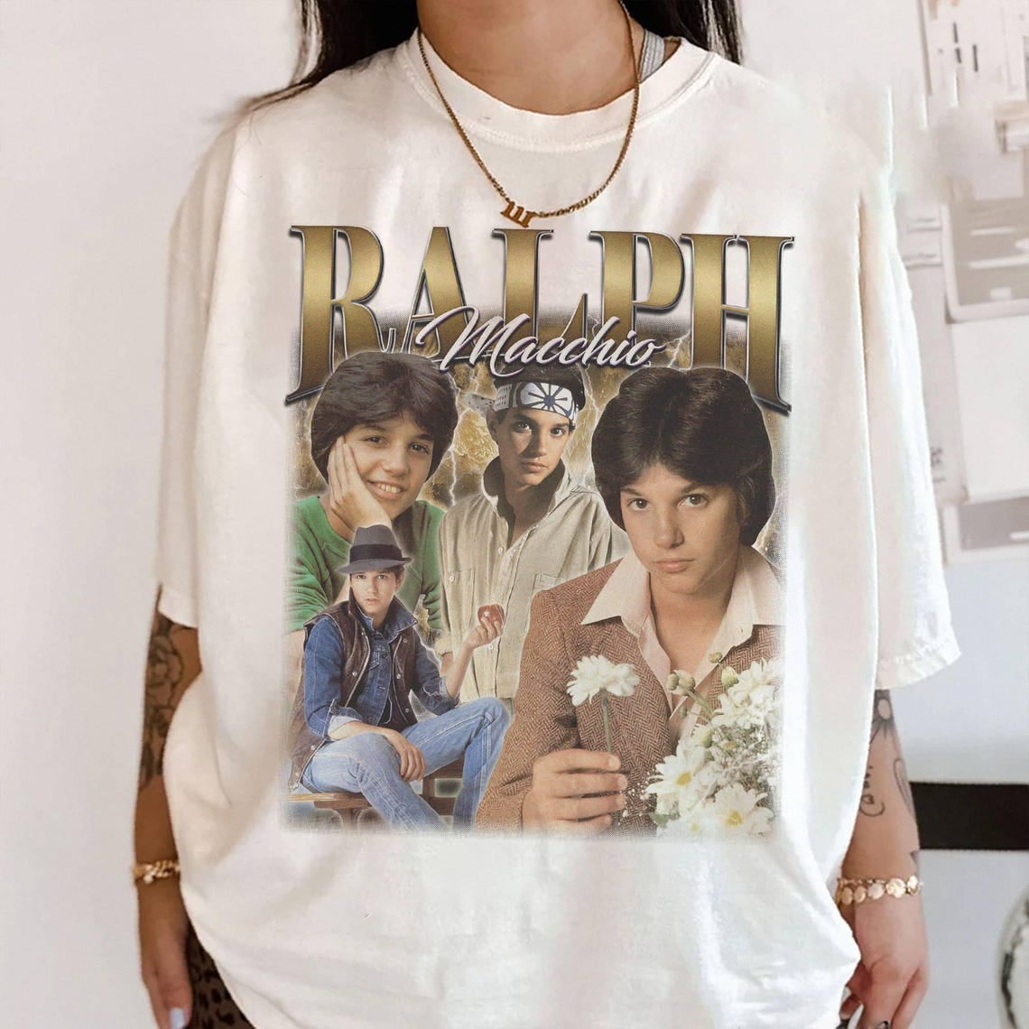 Retro 90s Ralph Macchio Bootleg Shirt, Vintage Raph Makchio Shirt, Homage Raph Makchio 90s Tee ...