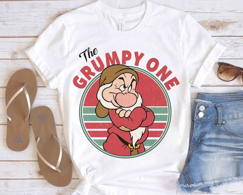 Retro 90s Vintage The Grumpy One T-shirt, Disney Snow White And Seven ...