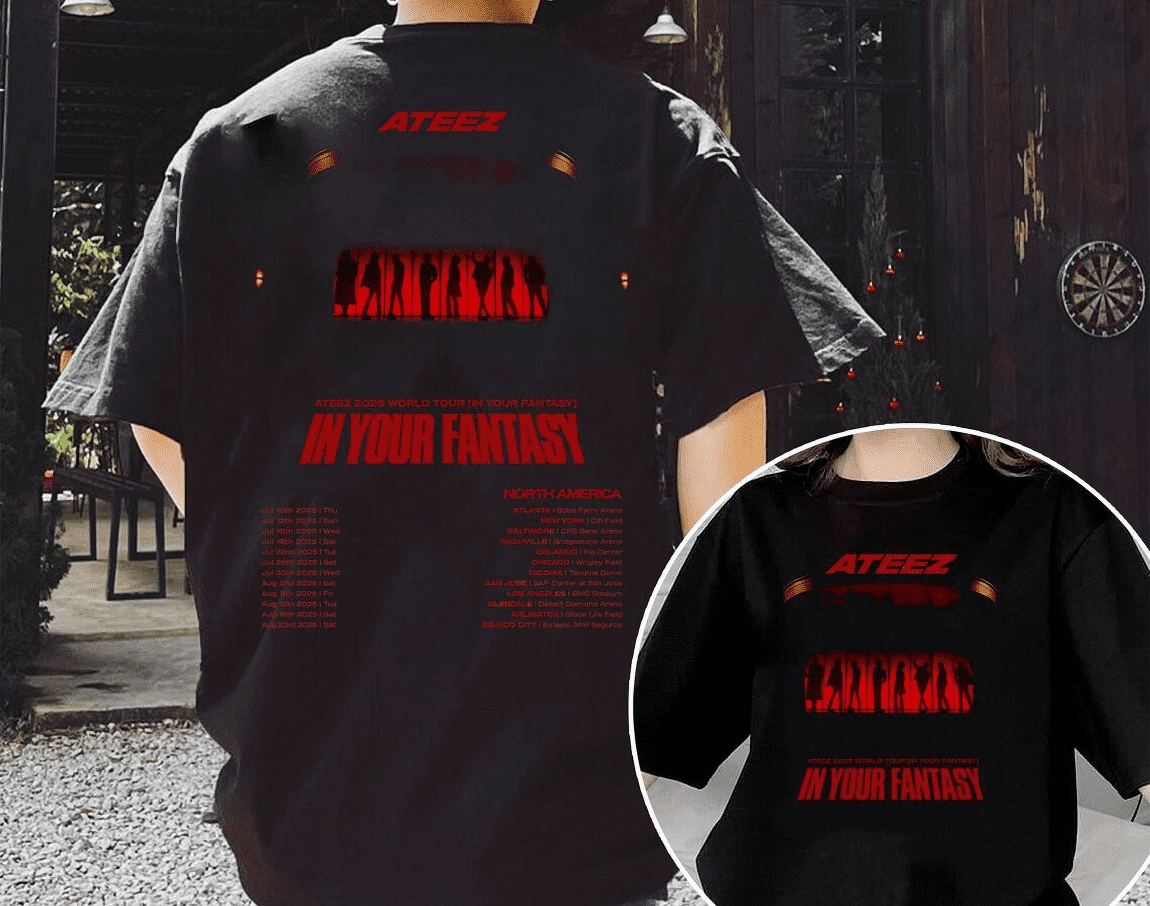 Retro ATEEZ 2025 World Tour In Fantasy Merch, Golden Hour Part 2, Ice ...