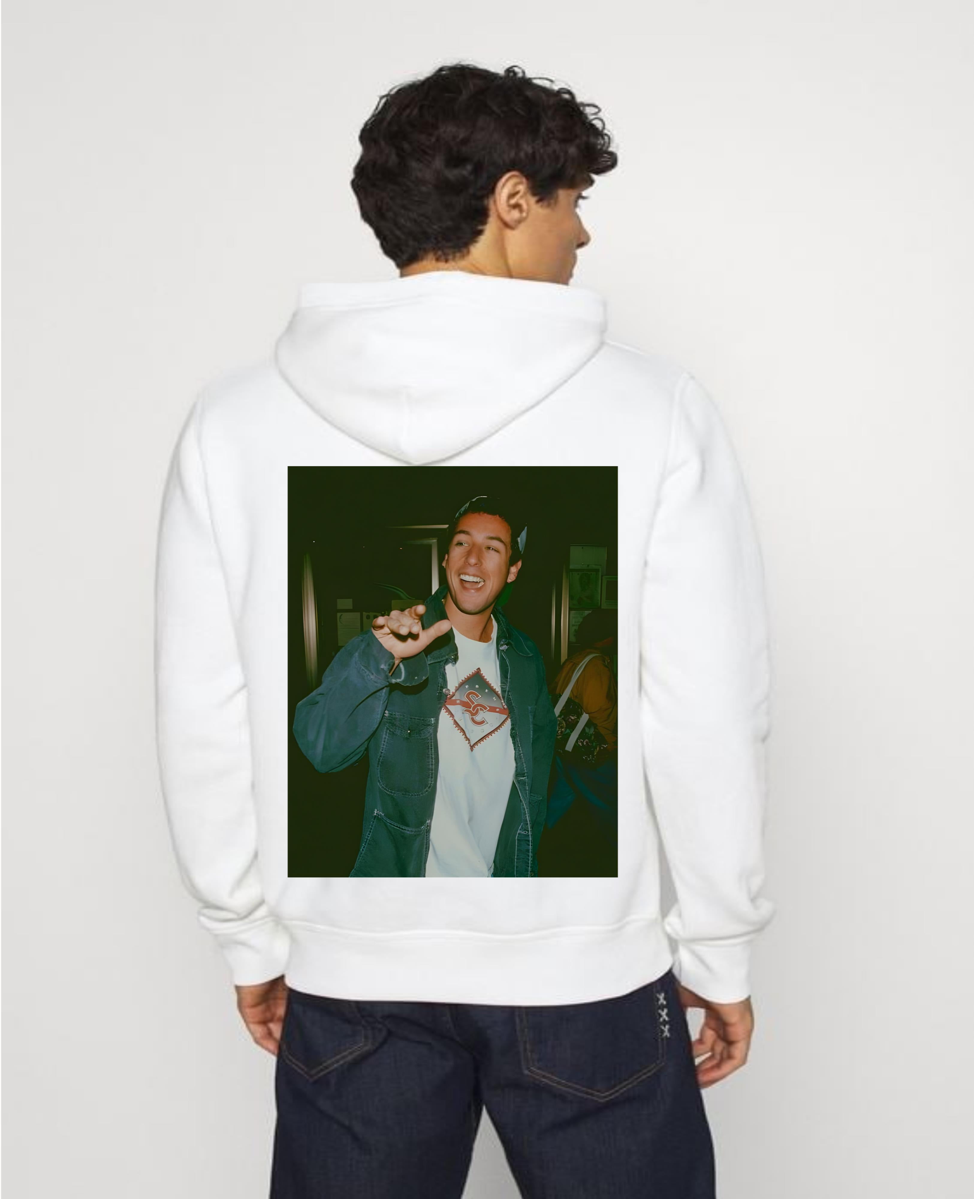 Retro Adam Sandler Hoodie Grown Ups Adam Sandler Adam Sandler Happy ...