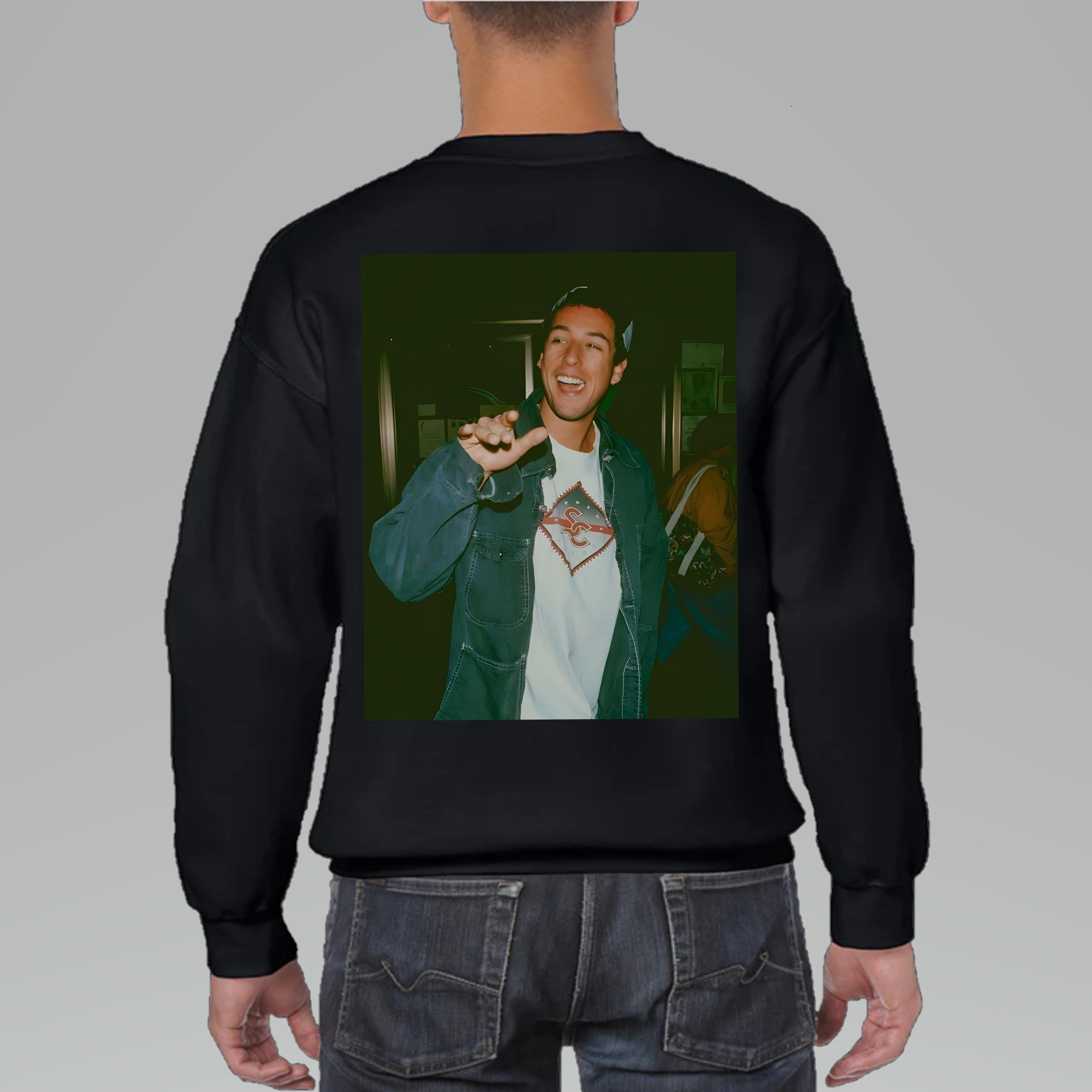 Retro Adam Sandler Sweatshirt Back Side Grown Ups Adam Sandler Adam ...