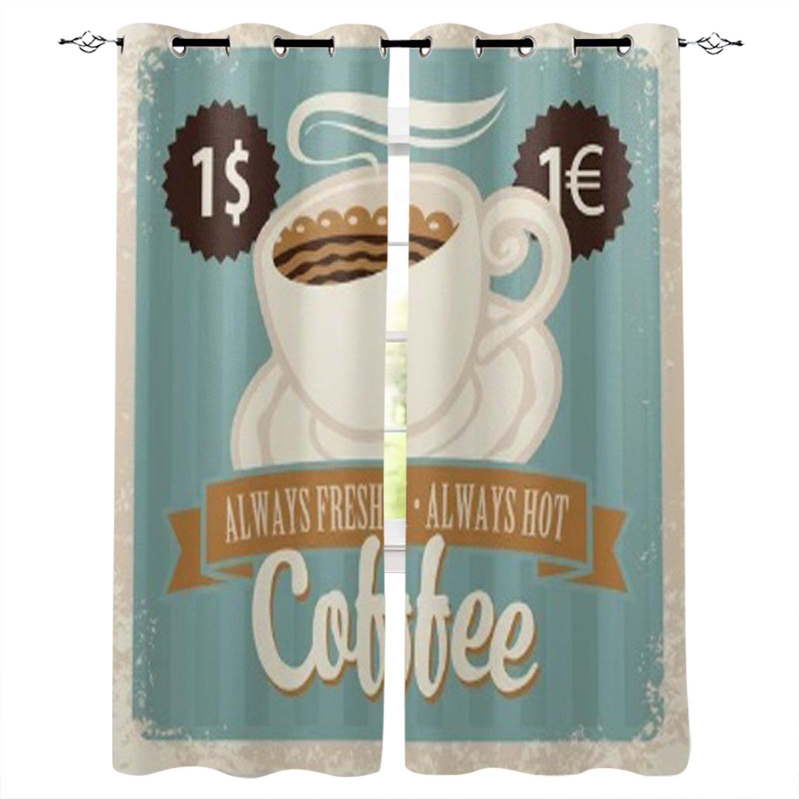 Retro Advertisement With Two Ice Cream Scoops Cone Cherry Window ...