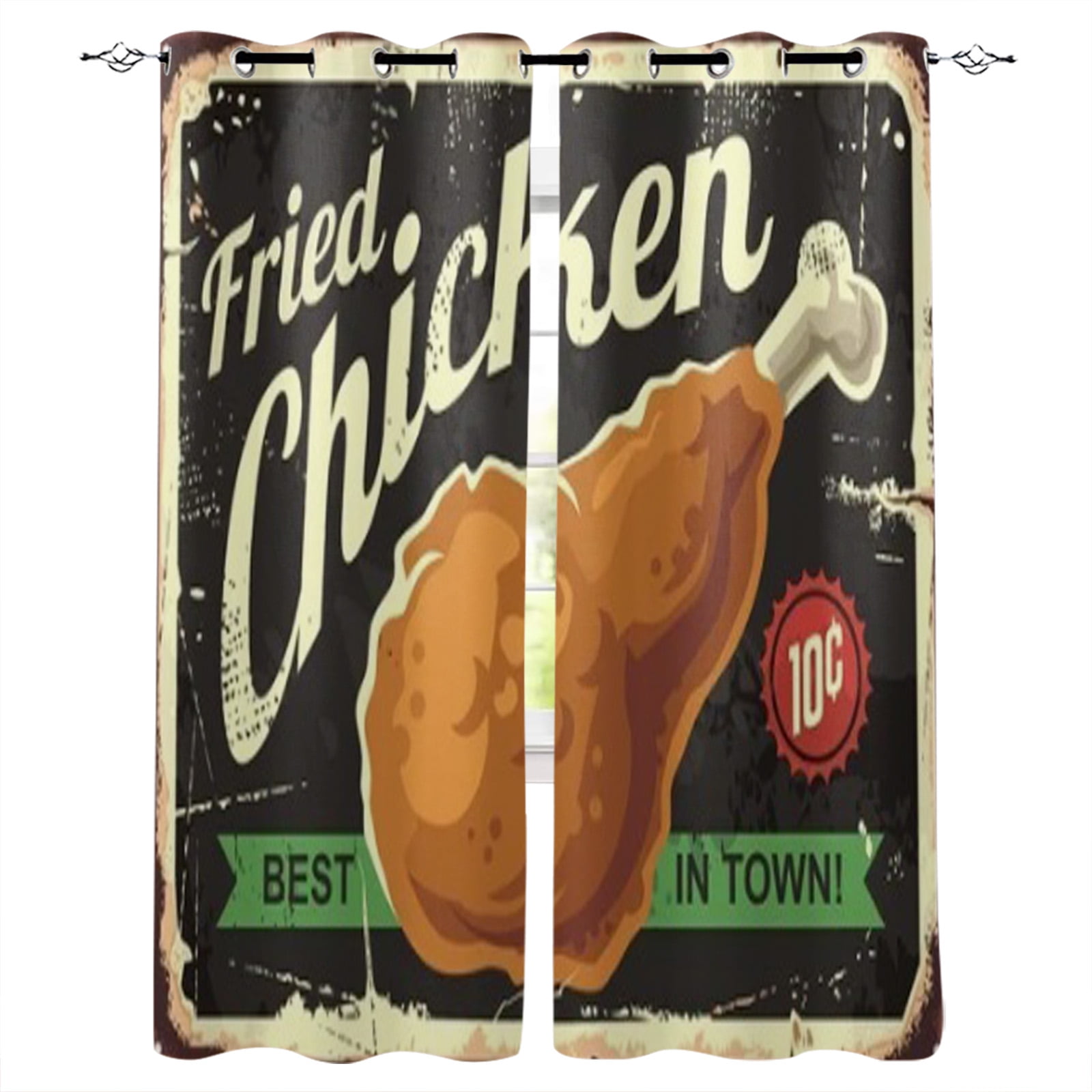 Retro Advertisement With Two Ice Cream Scoops Cone Cherry Window ...