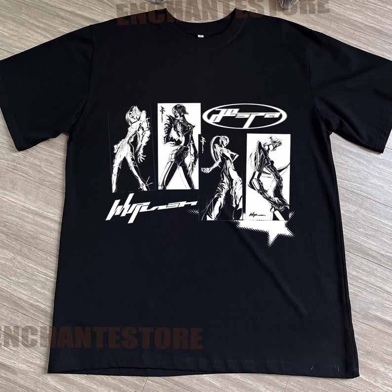 Retro Aespa Whiplash, AESPA Synk Parallel Line Tour Shirt, Aespa Live ...