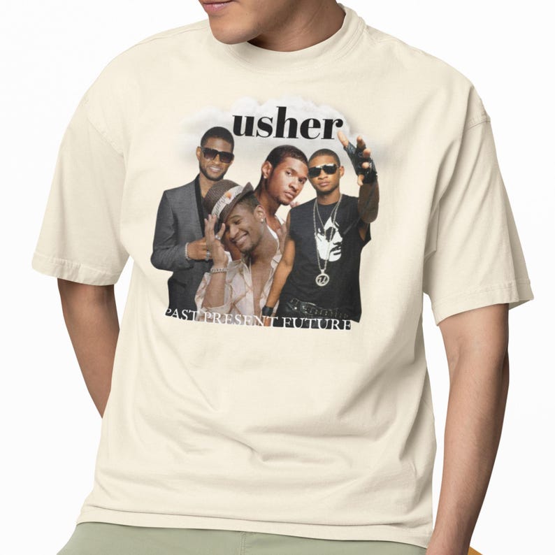 Retro Aesthetic Music Graphic Tee, Soft Cotton Classic Streetwear Outfit Music Rap Shirt, R-B ...