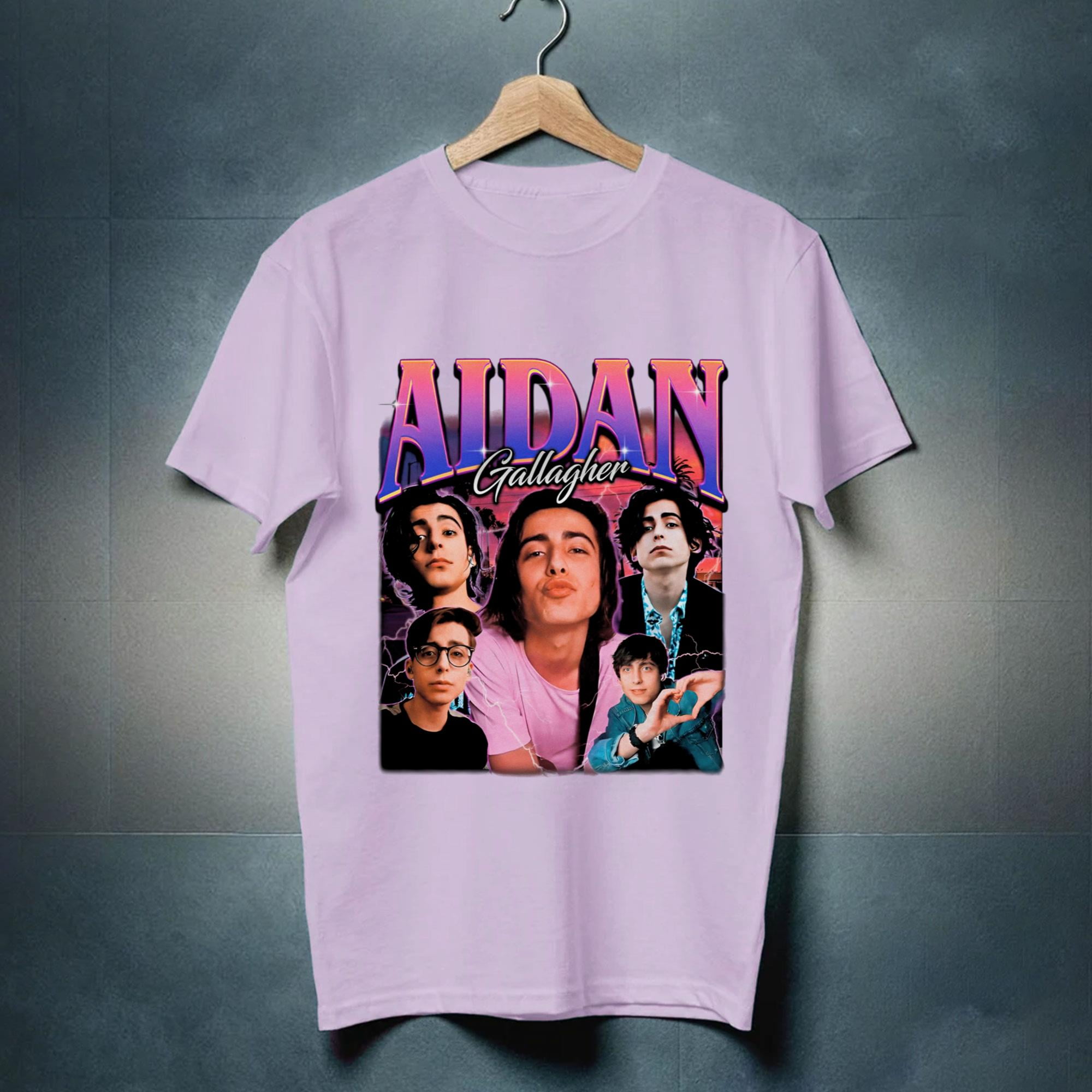 Retro Aidan Gallagher T-shirt, Aidan Gallagher American Actor, Aidan ...
