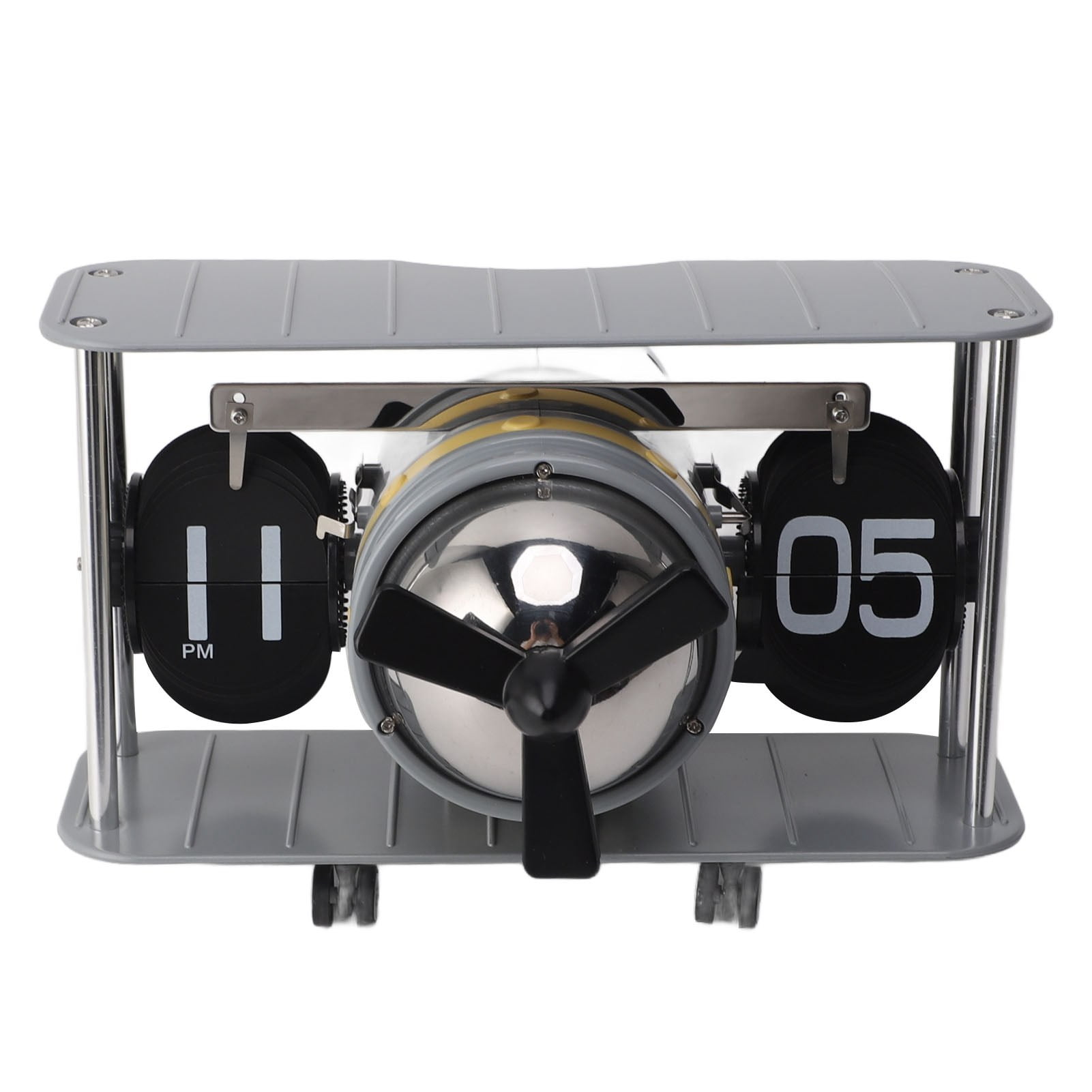 Retro Aircraft Desk Clock, Mechanical Flip Design For Accurate Time ...
