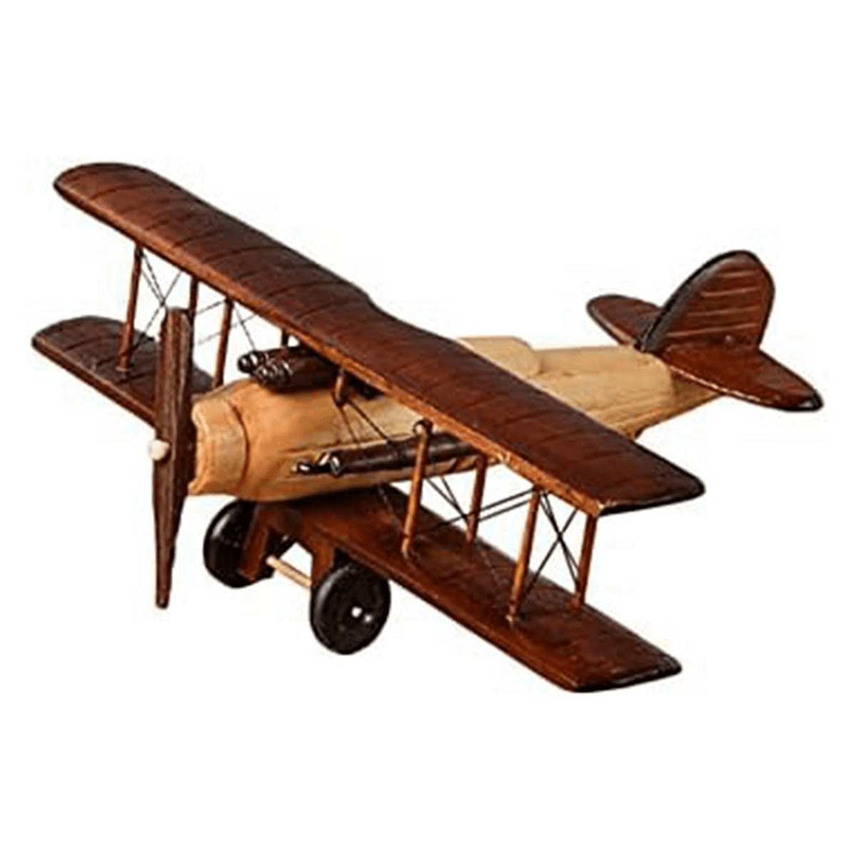 Retro Aircraft Handicraf Wooden Airplane Model,Vintage Biplane Model ...