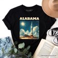 Retro Alabama State Rocket Launch T-Shirt, NASA Space Center Tee and ...