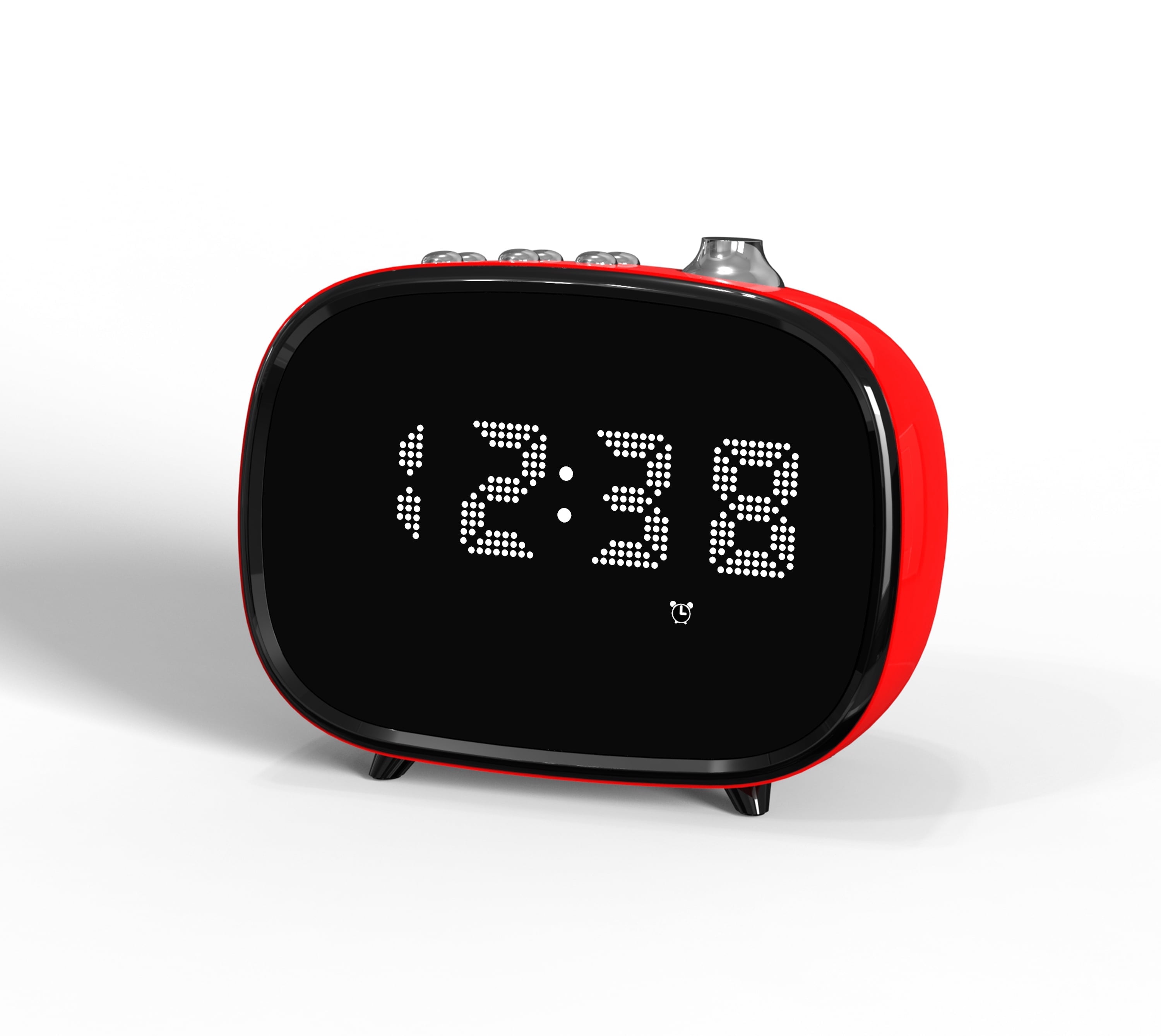 iTOMA Vintage Alarm Clock with Digital Display, Wireless Connection ...