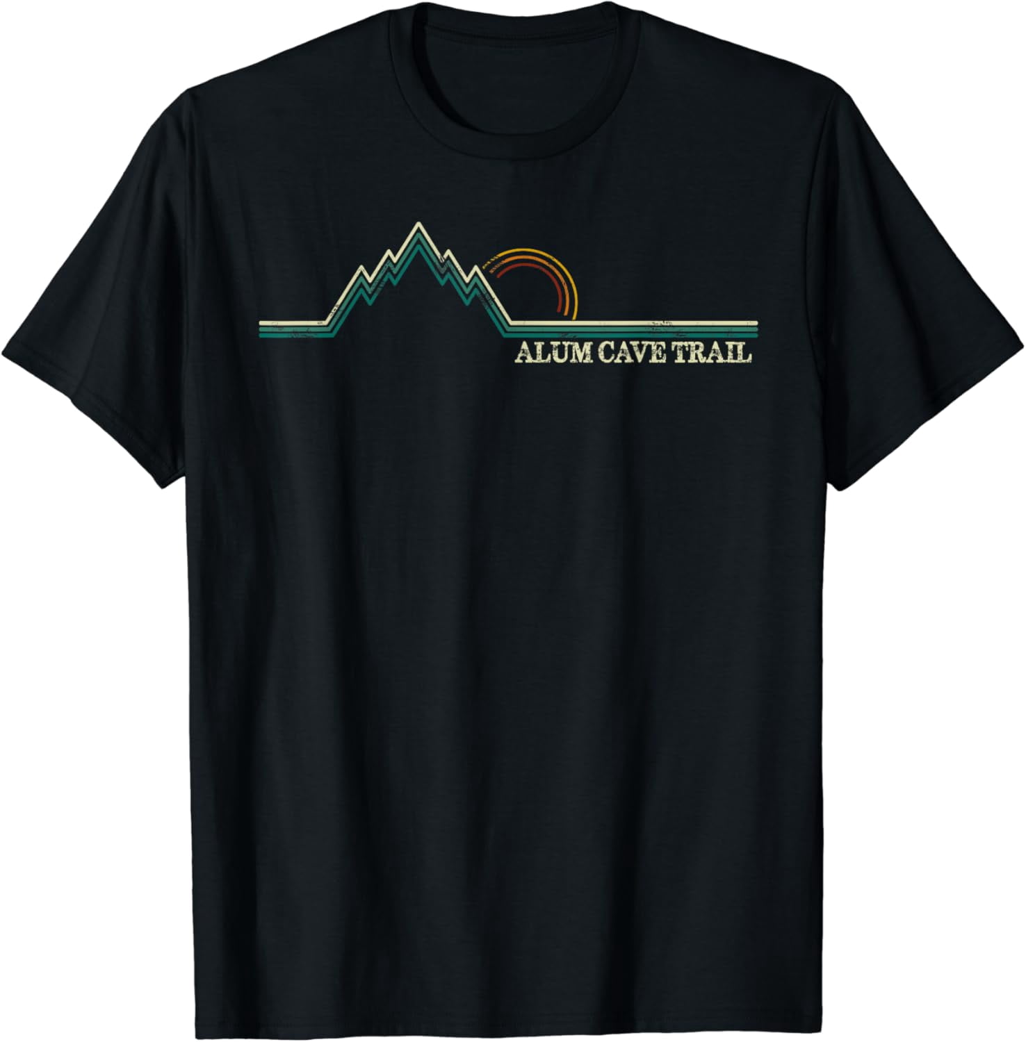 Retro Alum Cave Trail Great Smoky Mountains T-Shirt - Walmart.com