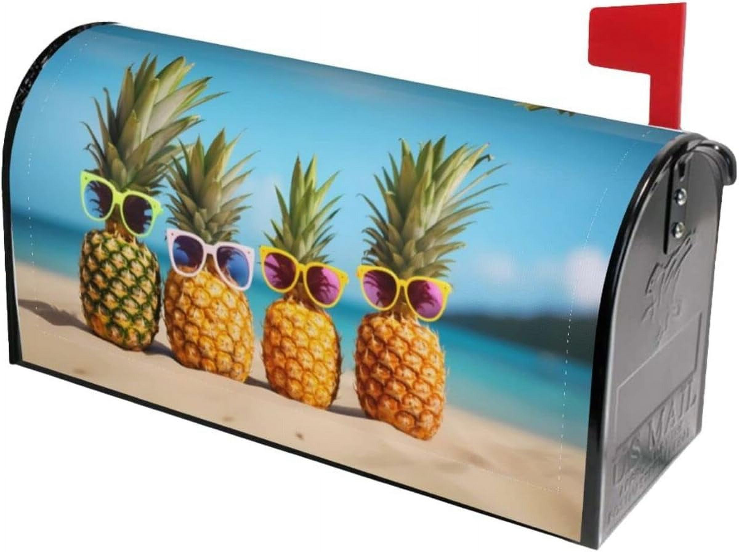 Retro American Flag Mailbox Covers Magnetic Post Box Cover Wraps ...