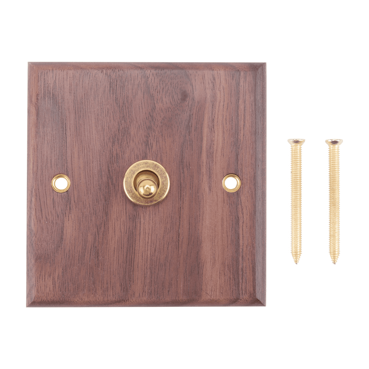 Retro American Industrial Style Light Switch Socket, Solid Wood Brass ...