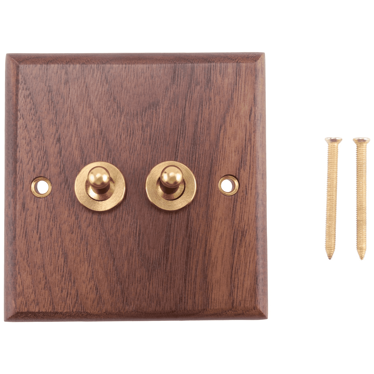 Retro American Industrial Style Light Switch Socket, Solid Wood Brass ...