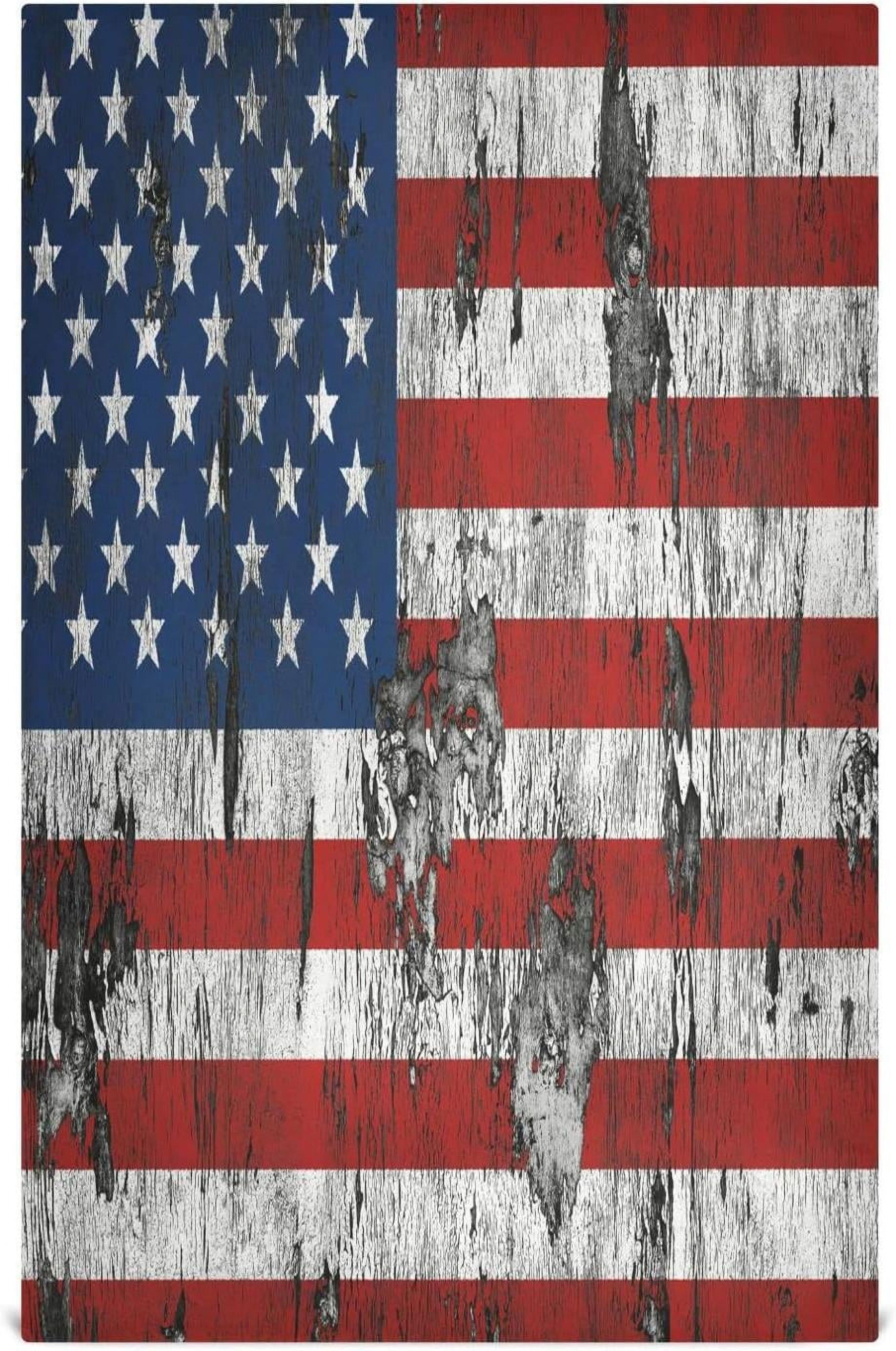 Retro American USA Flag Tea Towels Set of 1 Vintage Stars and Stripes ... Retro American USA Flag Tea Towels Set of 1 Vintage Stars and Stripes ...