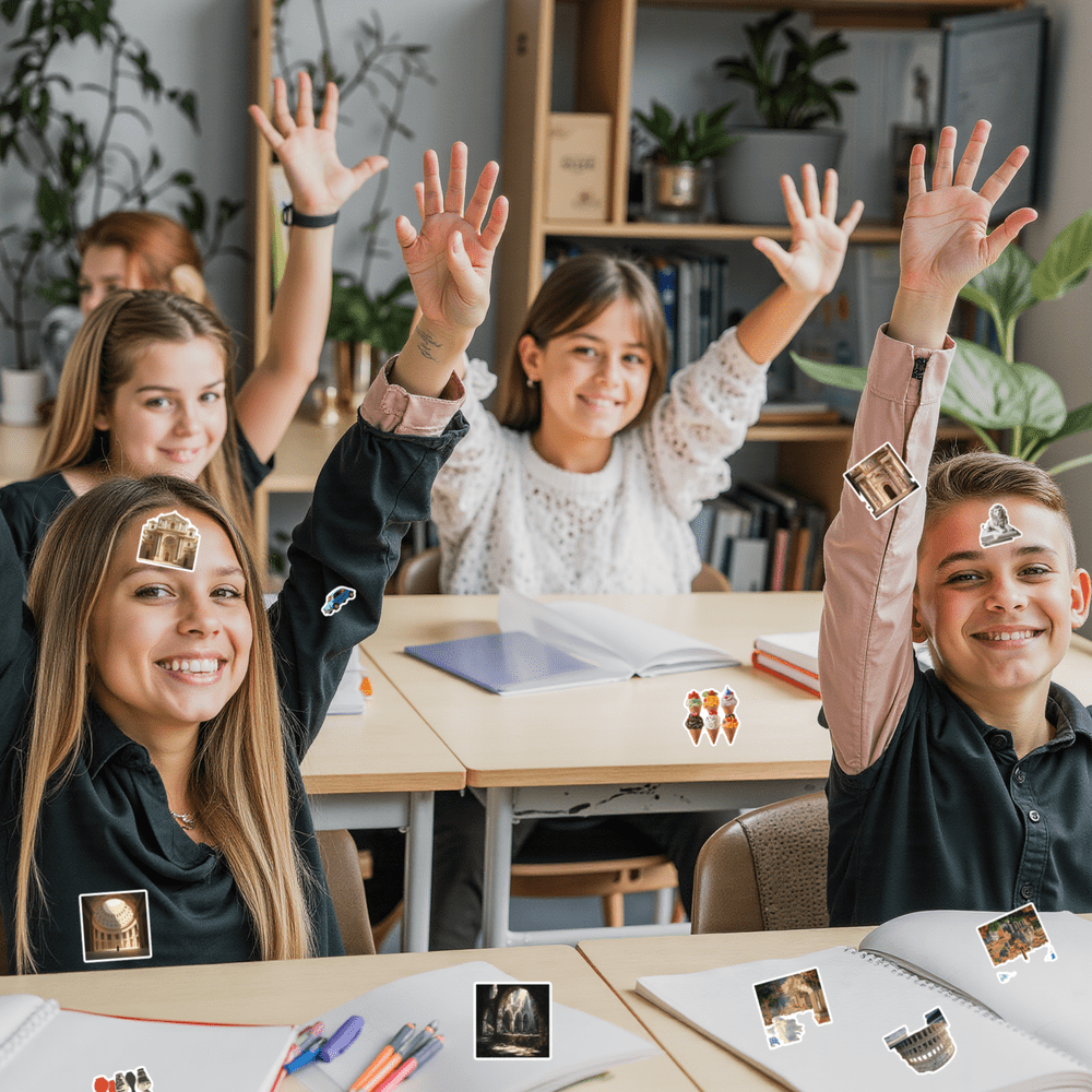 Retro Ancient Rome Theme Stickers, Waterproof Ancient Rome Theme ...