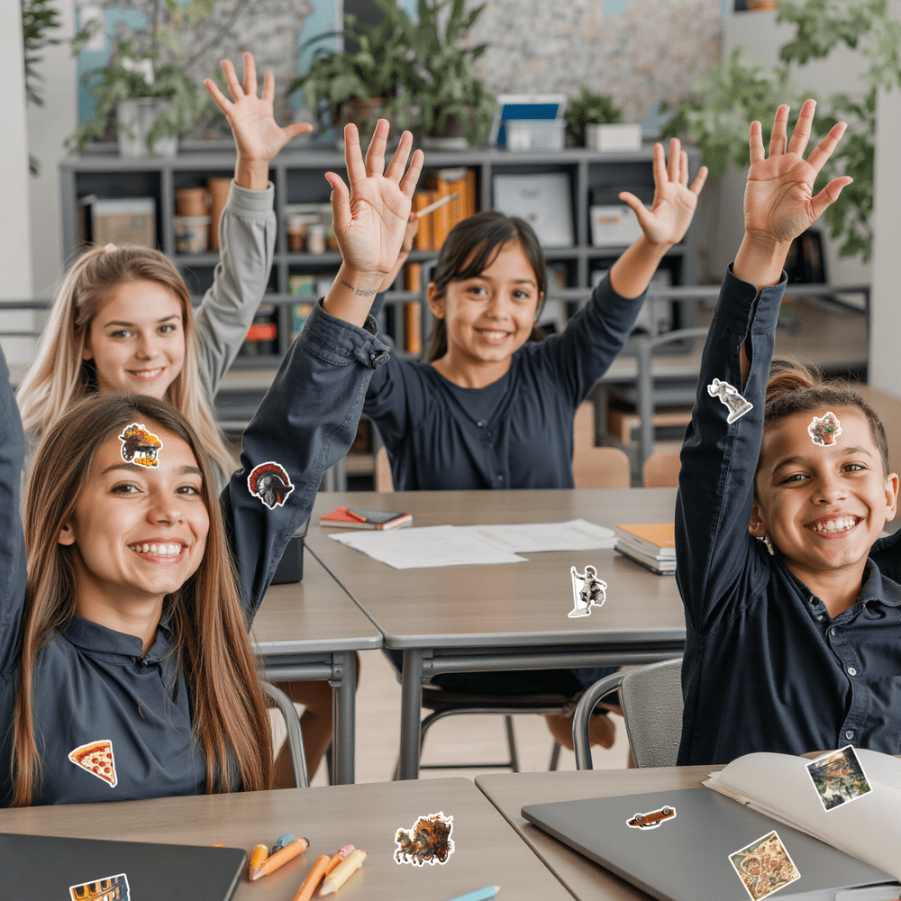 Retro Ancient Rome Theme Stickers, Waterproof Ancient Rome Theme ...