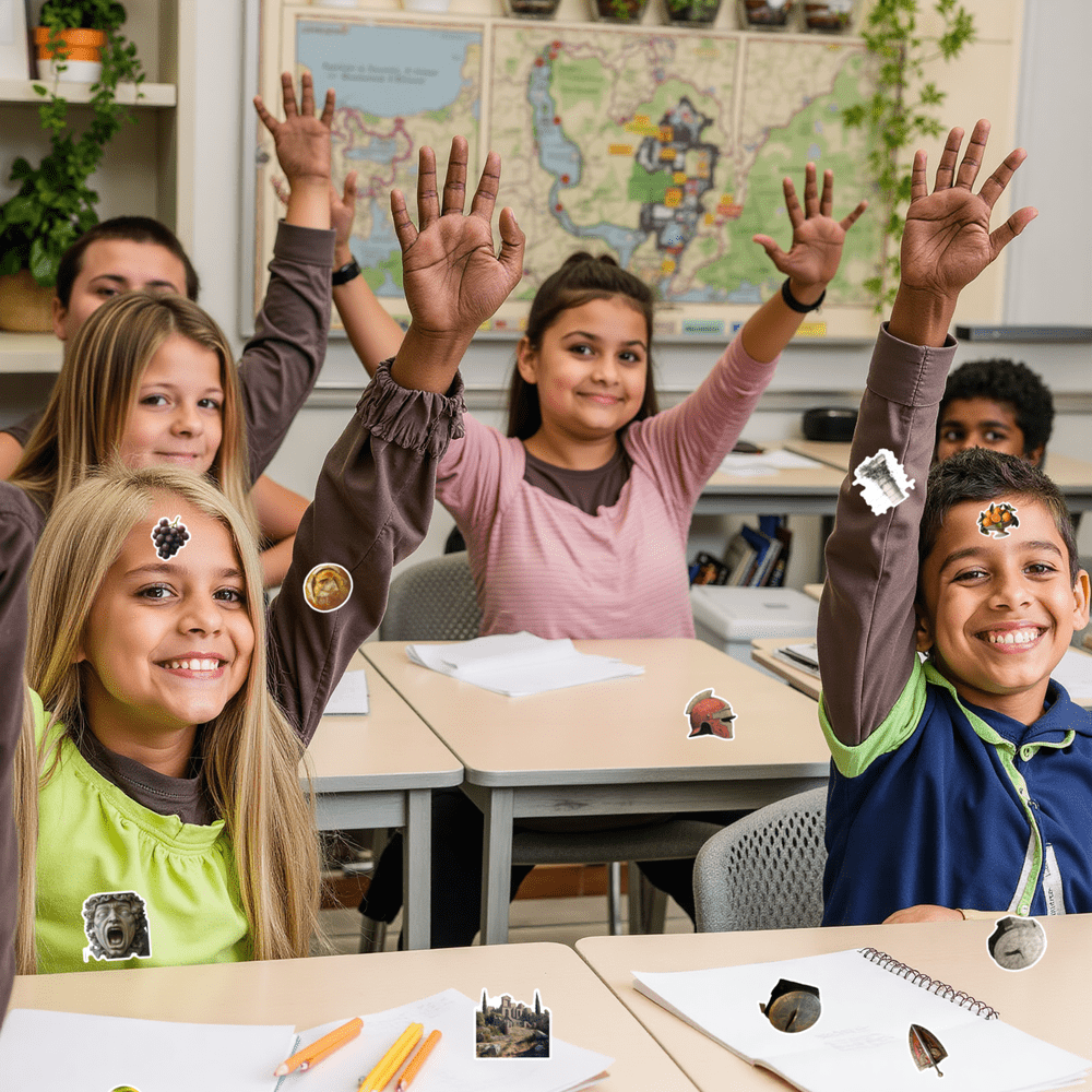 Retro Ancient Rome Theme Stickers, Waterproof Ancient Rome Theme ...