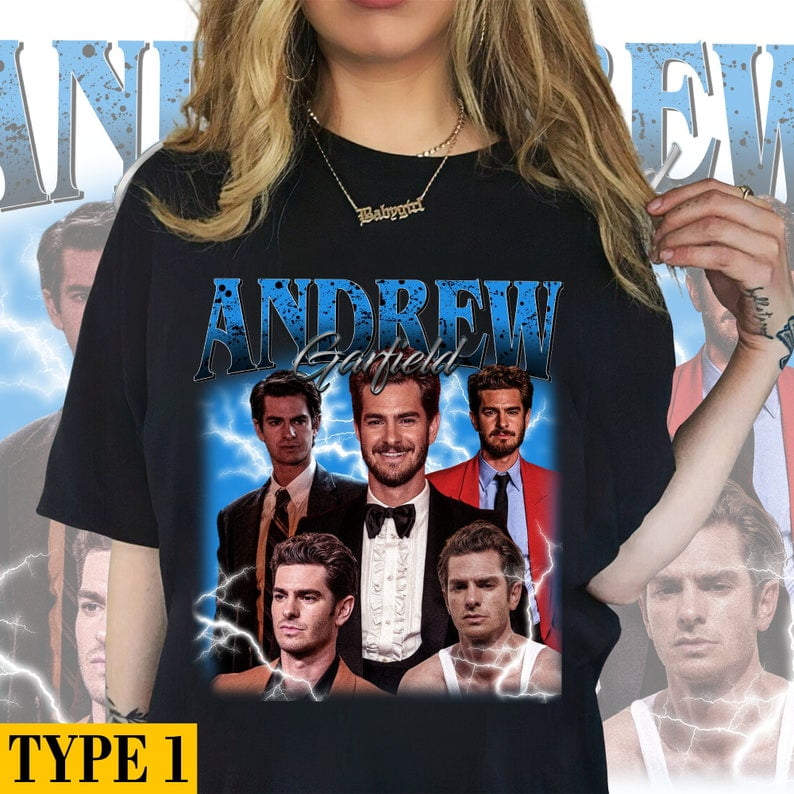 Retro Andrew Garfield Shirt, Andrew Garfield T-shirt, Andrew Garfield ...