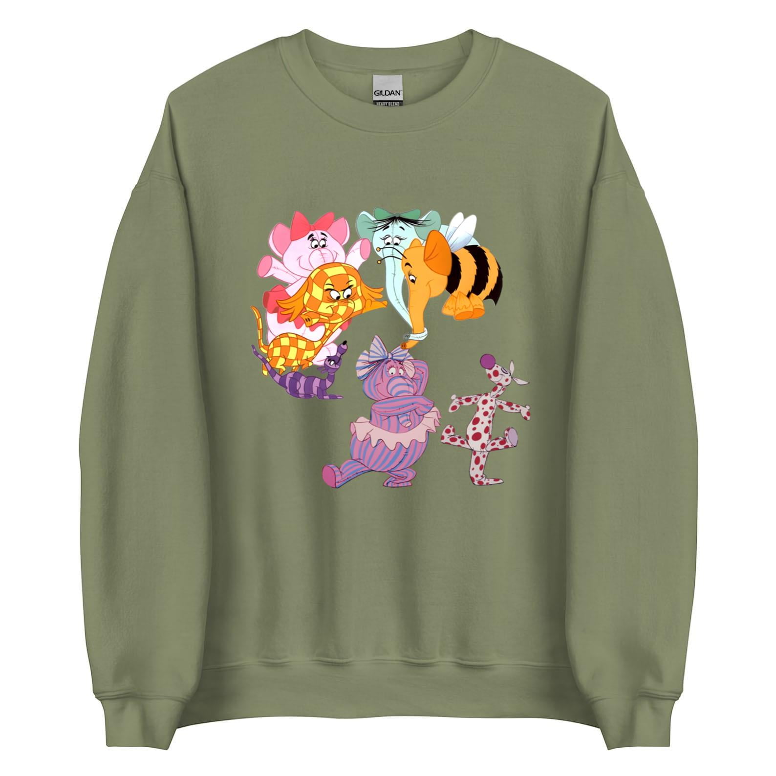 Retro Animal Fantasy Short Sleeve Shirt, Heffalumps and Woozles Theme ...