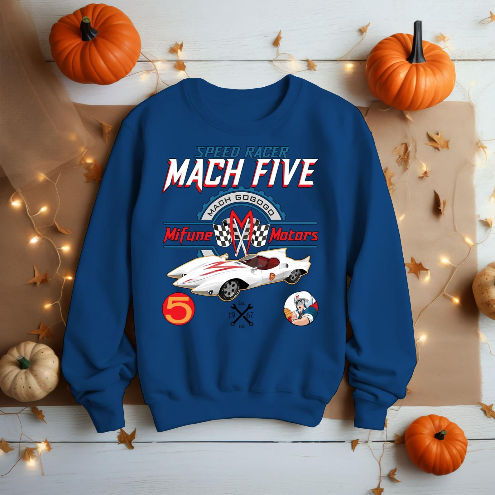 Retro Animated Racing Speed Car Graphic Fan T-Shirt - Walmart.com