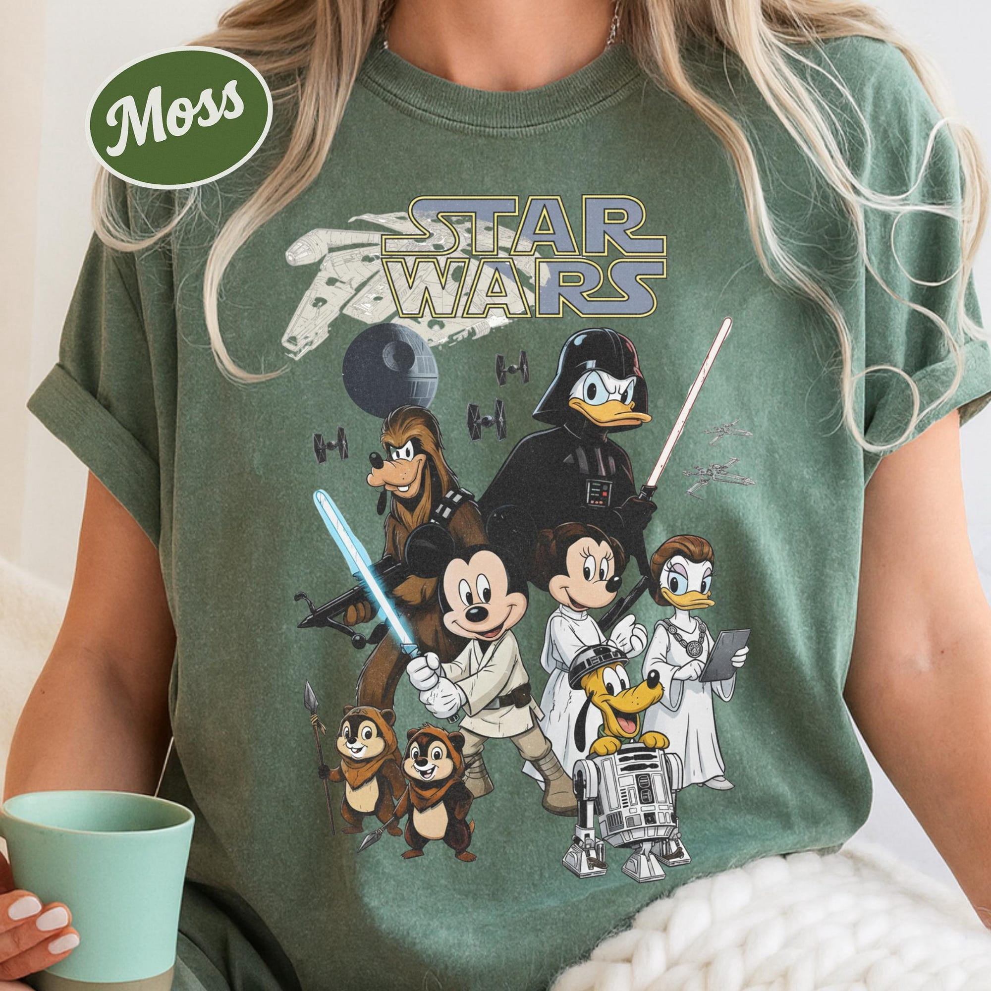 Retro Animated Space Heroes Comfort Colors Tee for Galactic Fan ...
